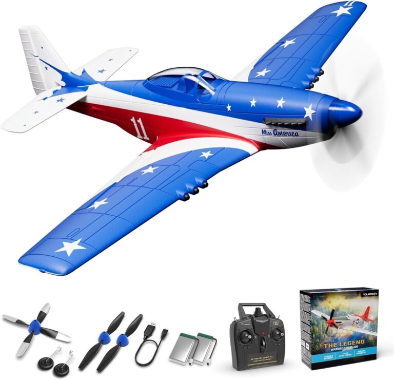 Test VolaentexRC P51d Mustang : avion télécommandé 4 canaux avec gyroscopes